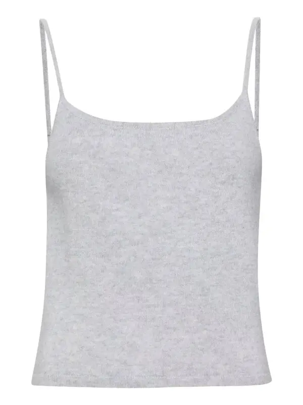 TEDDY CASHMERE Rapallo Knitted Top - Grey