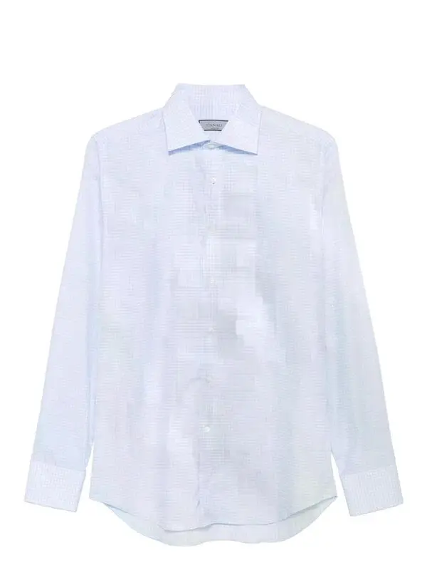 Canali Gingham Shirt - Blue