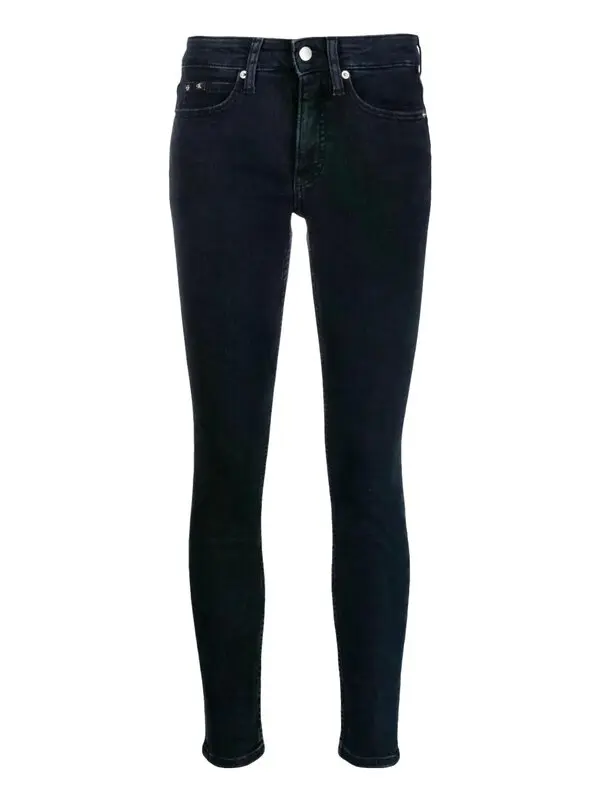 Calvin Klein Mid-rise Skinny Jeans - Blue