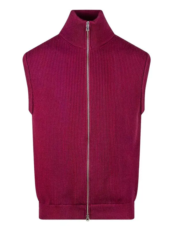 SEVEN GAUGE Wool Gilet - Red