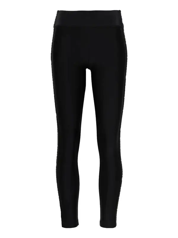 Versace Logo-trim Leggings - Black