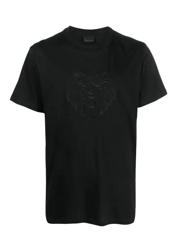 BILLIONAIRE Embroidered-motif Cotton T-shirt - Black