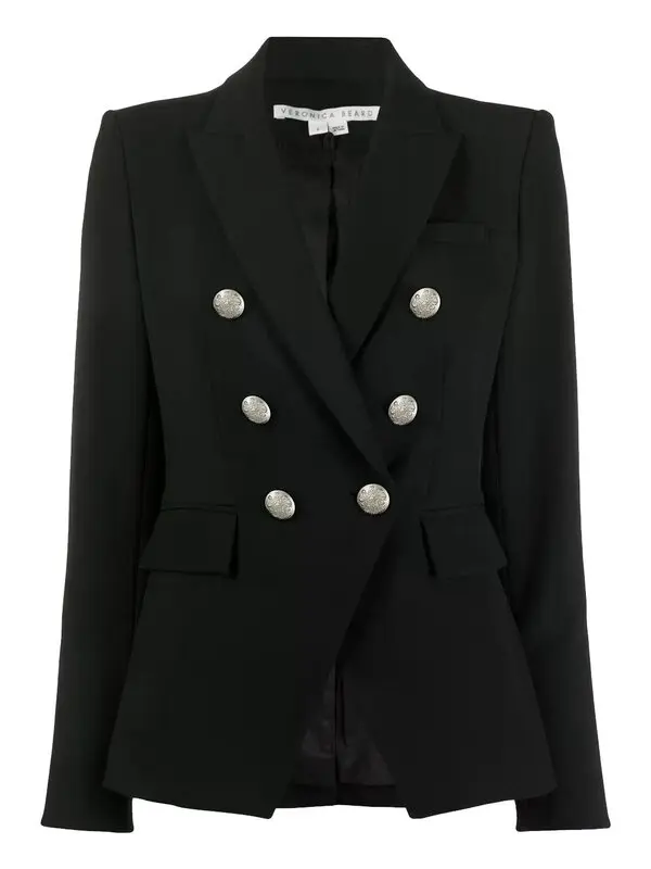 Veronica Beard Miller Dickey Blazer - Black