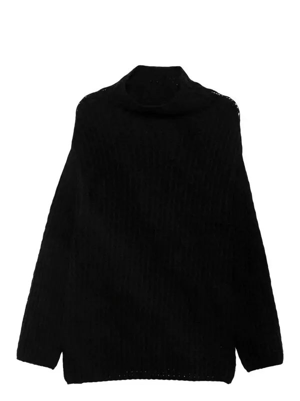 FORME D'EXPRESSION Chunky Ribbed-knit Sweater - Black