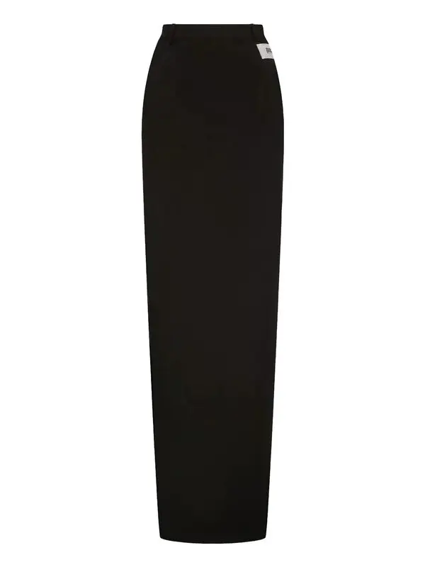 Dolce & Gabbana Side-zip Maxi Skirt - Black
