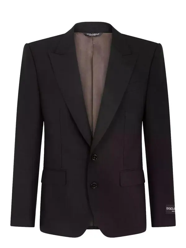 Dolce & Gabbana Sicilia-fit Single-breasted Suit - Black