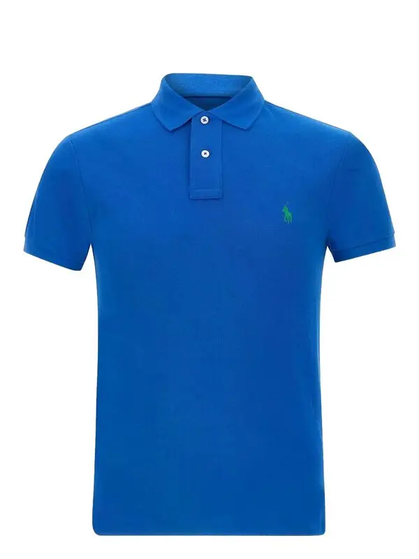 Polo Ralph Lauren Embroidered Polo Shirt - Blue