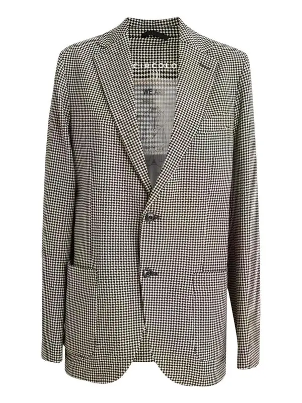 CIRCOLO 1901 Check-pattern Blazer - Black