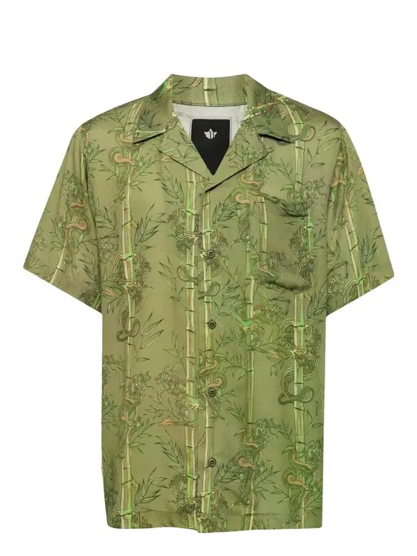 MAHARISHI Dragon Bamboo Shirt - Green