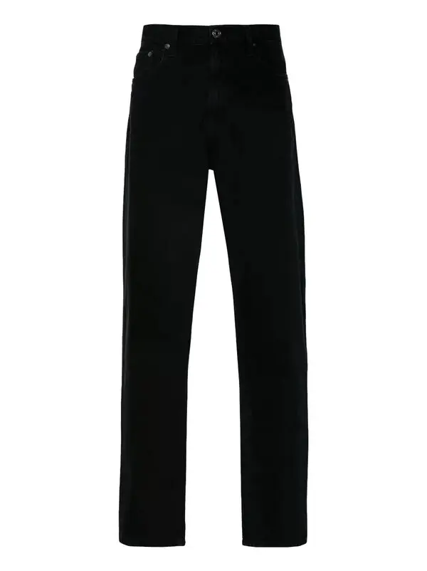 AGOLDE Curtis Mid-rise Straight-leg Jeans - Black