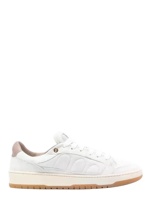 SANTHA Lace-up Sneakers - White