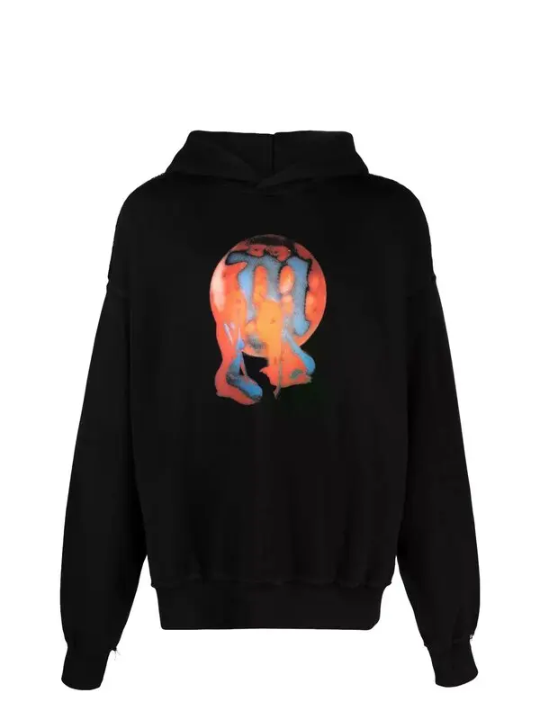MISBHV Graphic-print Hoodie - Black