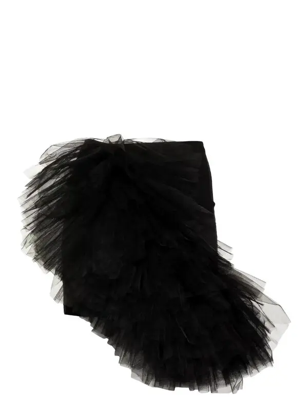 Alchemy Fashions X Lia Aram Tulle-insert Mini Skirt - Black