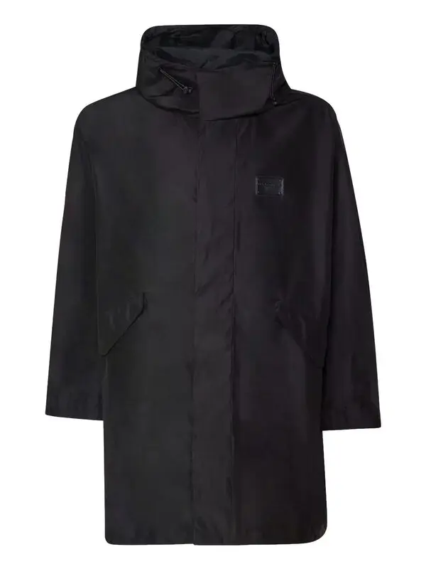 Dolce & Gabbana Logo-plaque Parka - Black