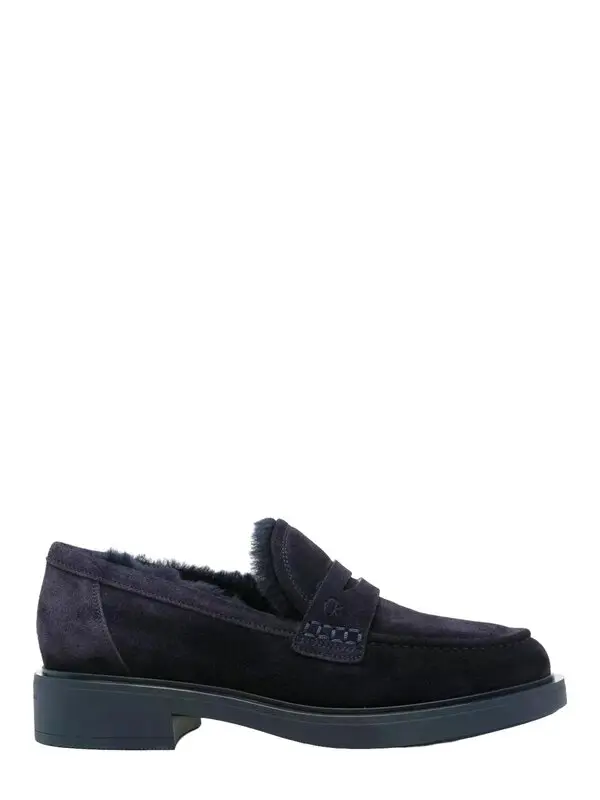 GIANVITO ROSSI Harris Loafers - Blue
