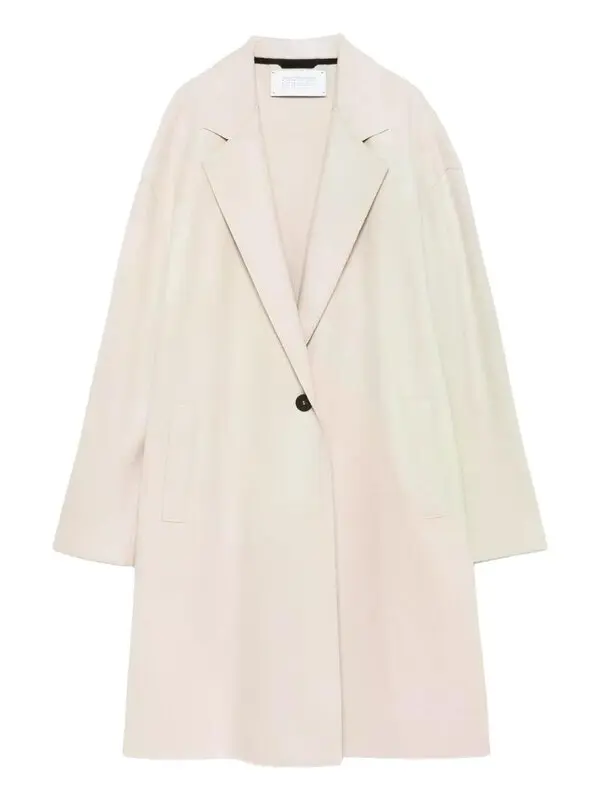 Harris Wharf London Felted Virgin Wool-cashmere Coat - Neutrals