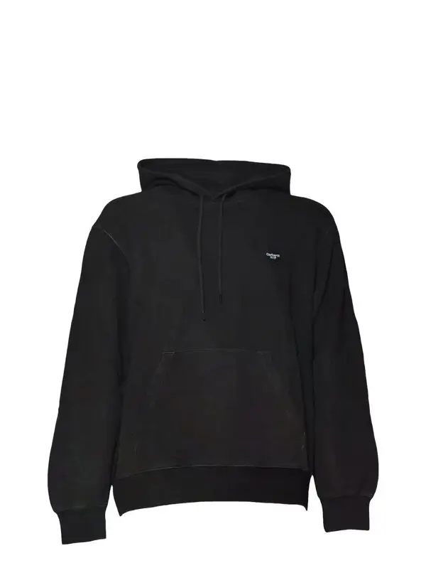 Carhartt Work In Progress Logo-embroidered Hoodie - Black
