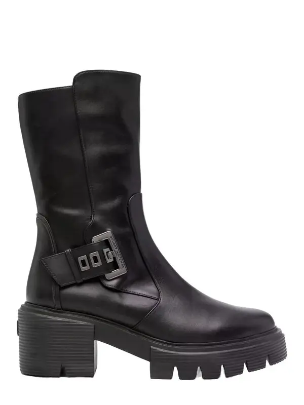STUART WEITZMAN Soho Gia 75mm Leather Boots - Black