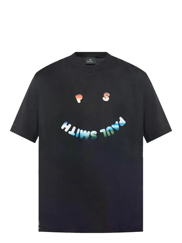 Paul Smith Happy Gradient-print T-shirt - Black