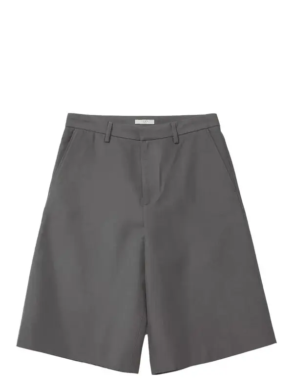 1989 STUDIO Wide-leg Tailored Shorts - Grey