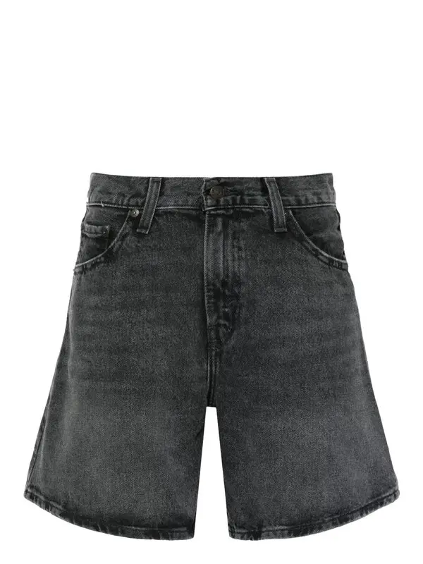 LEVI'S High-rise Denim Shorts - Black