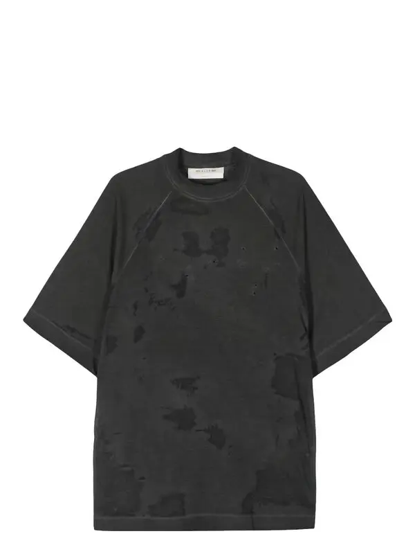 1017 Alyx 9sm Distressed Short-sleeve T-shirt - Grey