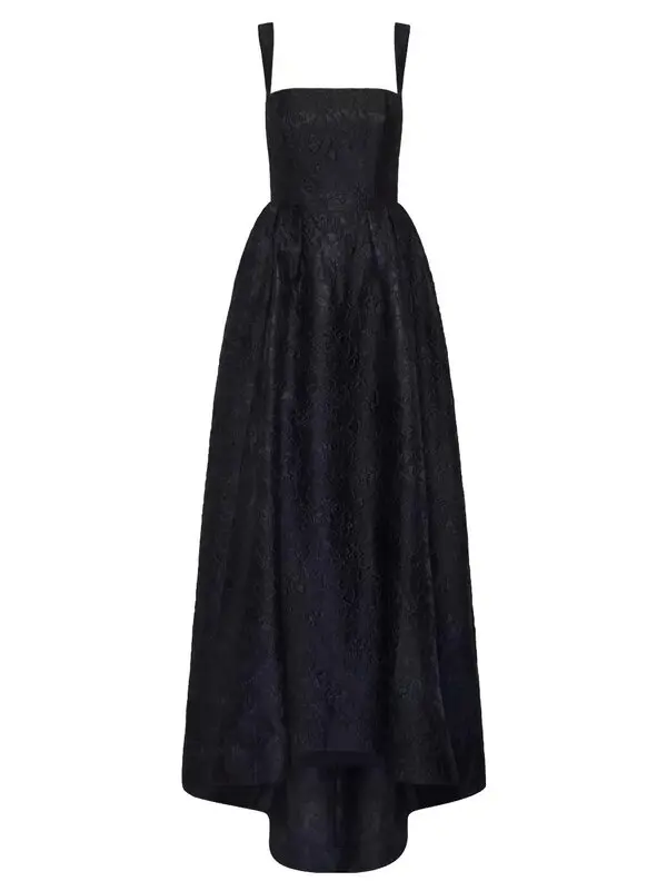 Rebecca Vallance Esther Strap Gown - Black