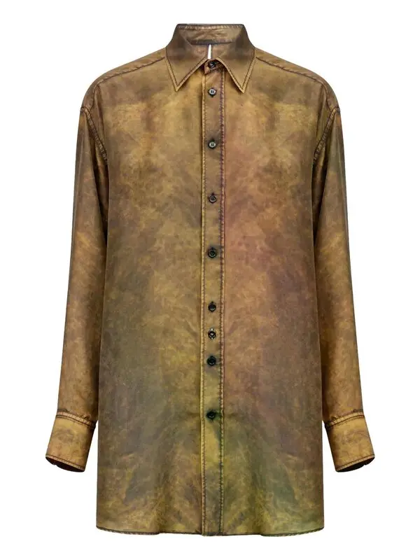 MAISON MARGIELA Tie-dye Shirt - Neutrals