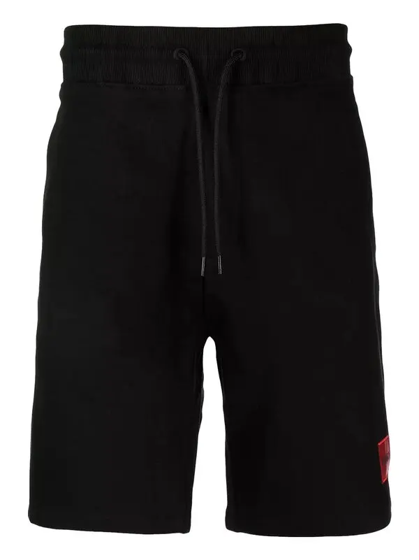 Hugo Logo-print Shorts - Black