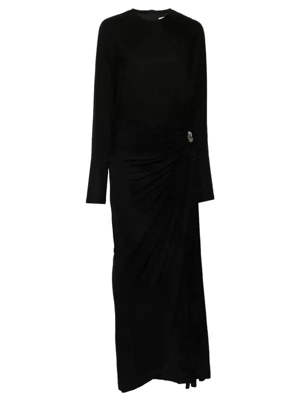 Christopher Esber Helix Side-slit Maxi Dress - Black