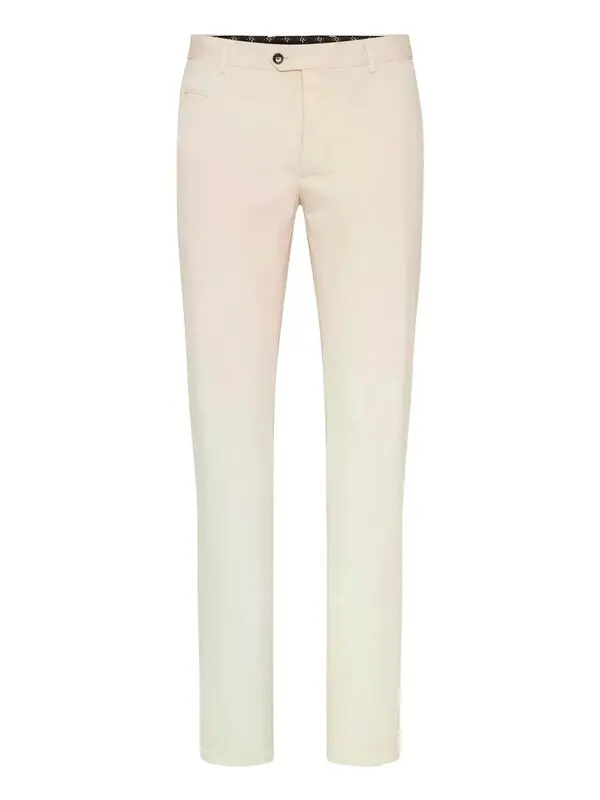 BILLIONAIRE Slim-fit Trousers - Neutrals