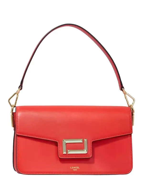LANCEL Leather Shoulder Bag - Red