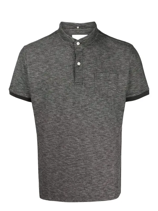 PRIVATE STOCK LABS The Felix Mélange-effect Polo Shirt - Grey