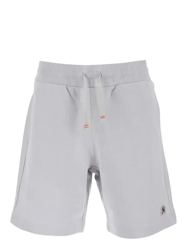 PARAJUMPERS Logo-patch Drawstring Shorts - Grey
