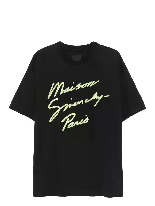 Givenchy Logo-embroidered T-shirt - Black
