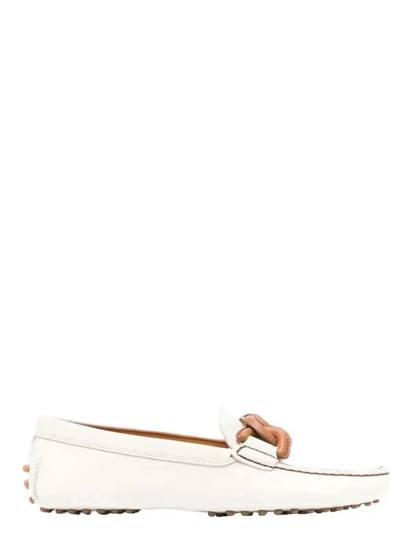 TOD'S Kate Gommino Driving Loafers - Neutrals