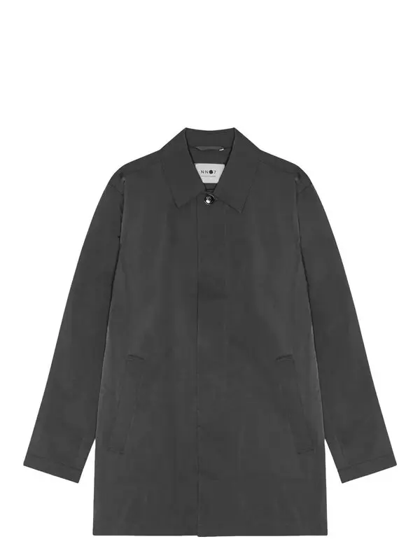Nn07 Kim Single-breasted Coat - Grey