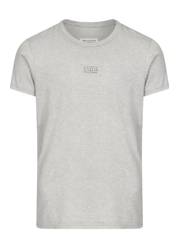 MAISON MARGIELA Numbers-motif T-shirt - Grey