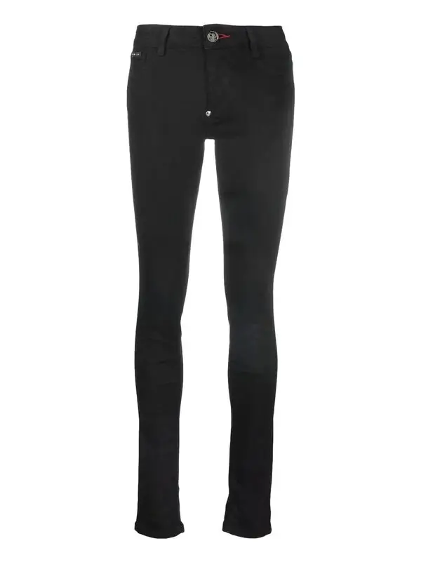 Philipp Plein High-rise Skinny Jeggings - Black