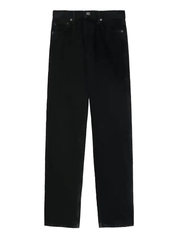 AGOLDE 90's Pinch Waist Straight-leg Jeans - Black