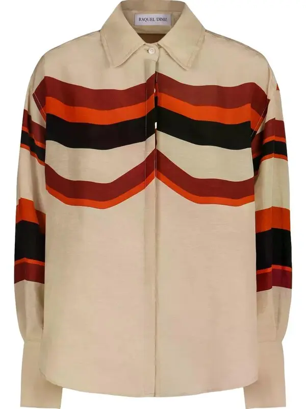 Raquel Diniz Bahia Floral Print Shirt - Neutrals