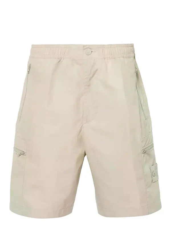 Stone Island Compass-motif Shorts - Neutrals