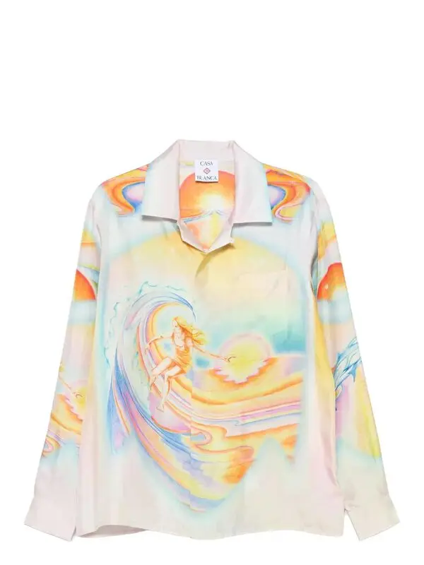 Casablanca Psychedelic Nirvana Shirt - Pink