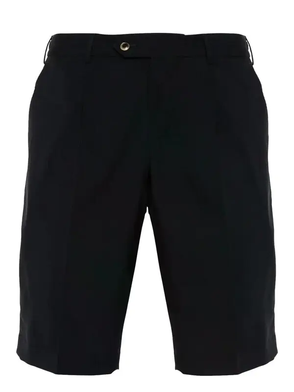 PT TORINO Virgin-wool Bermuda Shorts - Blue