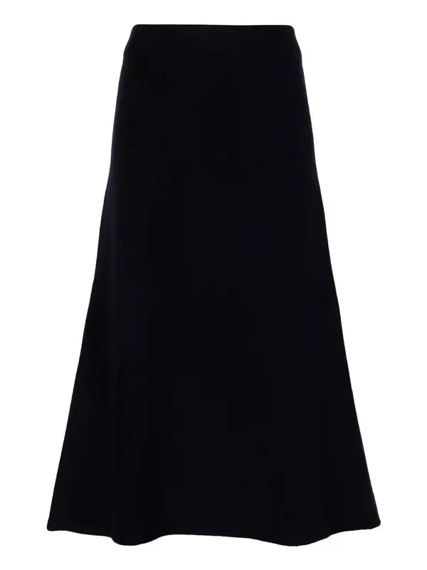JIL SANDER A-line Midi Skirt - Blue