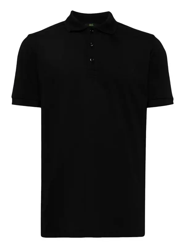 BOSS Paule Stretch-cotton Polo Shirt - Black