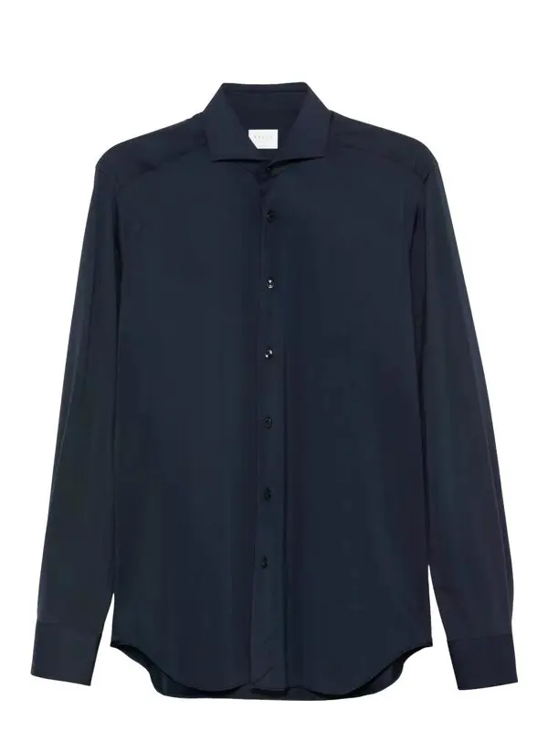 XACUS Spread-collar Shirt - Blue
