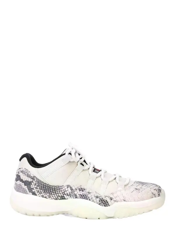JORDAN Air 11 Retro Low Snakeskin Sneakers - Neutrals