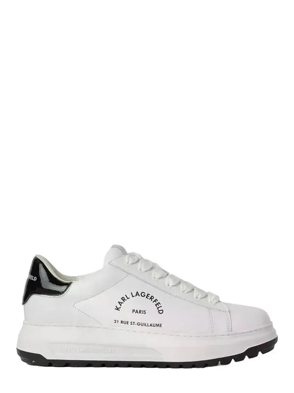 Karl Lagerfeld Rue St-guillaume Kapri Lug Sneakers - White