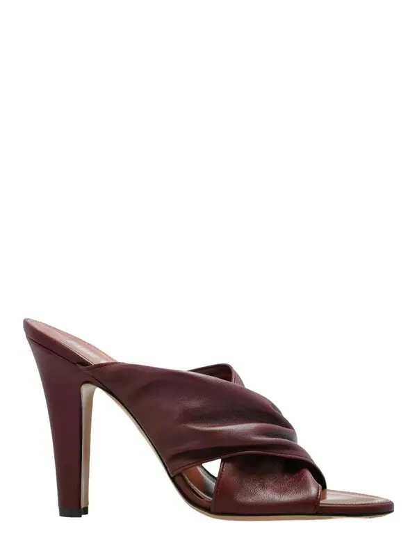 Paris Texas 100mm Maria Sandals - Red